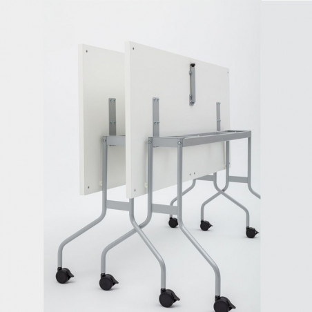 Table de réunion rabattable et sur roulettes- SELFIE