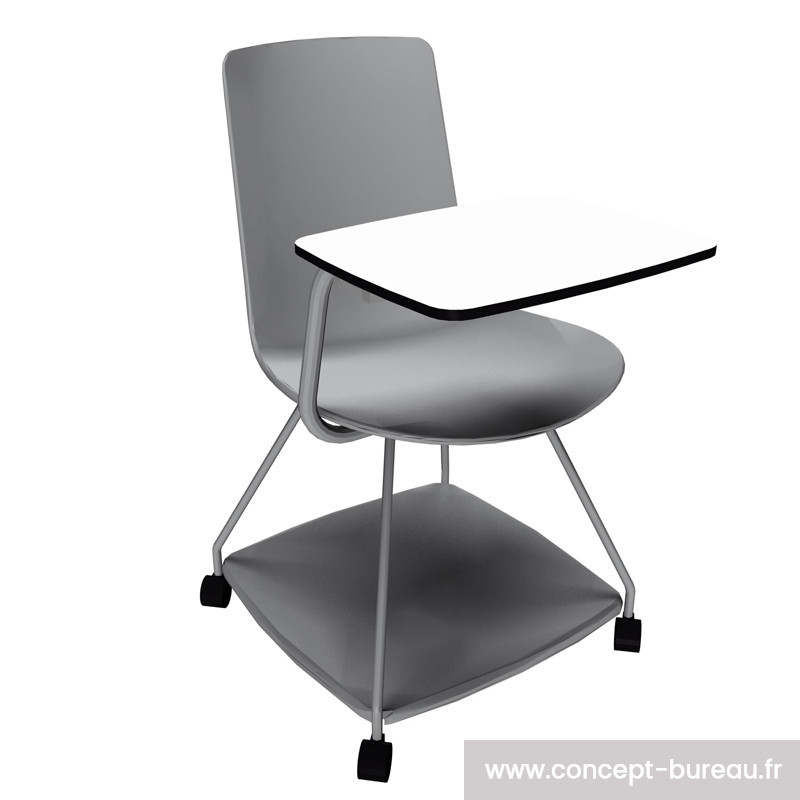 Chaise avec tablette écritoire intégrée - ISAKI