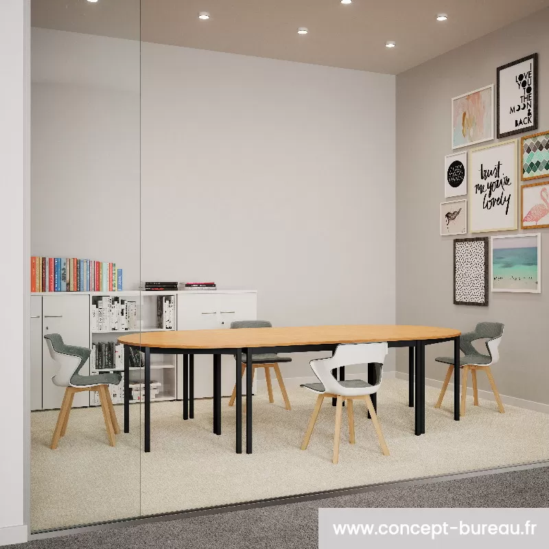 Table demi-lune modulaire - MAKO