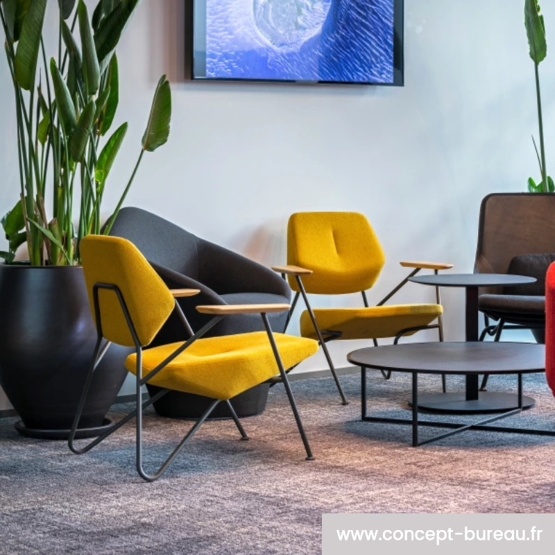 Chauffeuse de bureau design - POLYGON