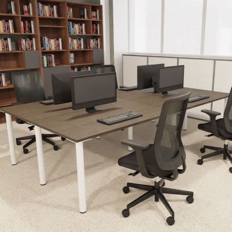 Bureau bench 4 personnes - AFYA