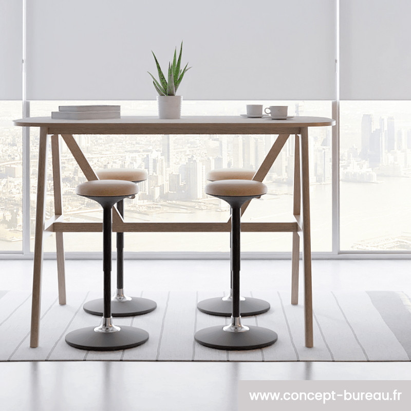 Table haute de réunion - WOODY