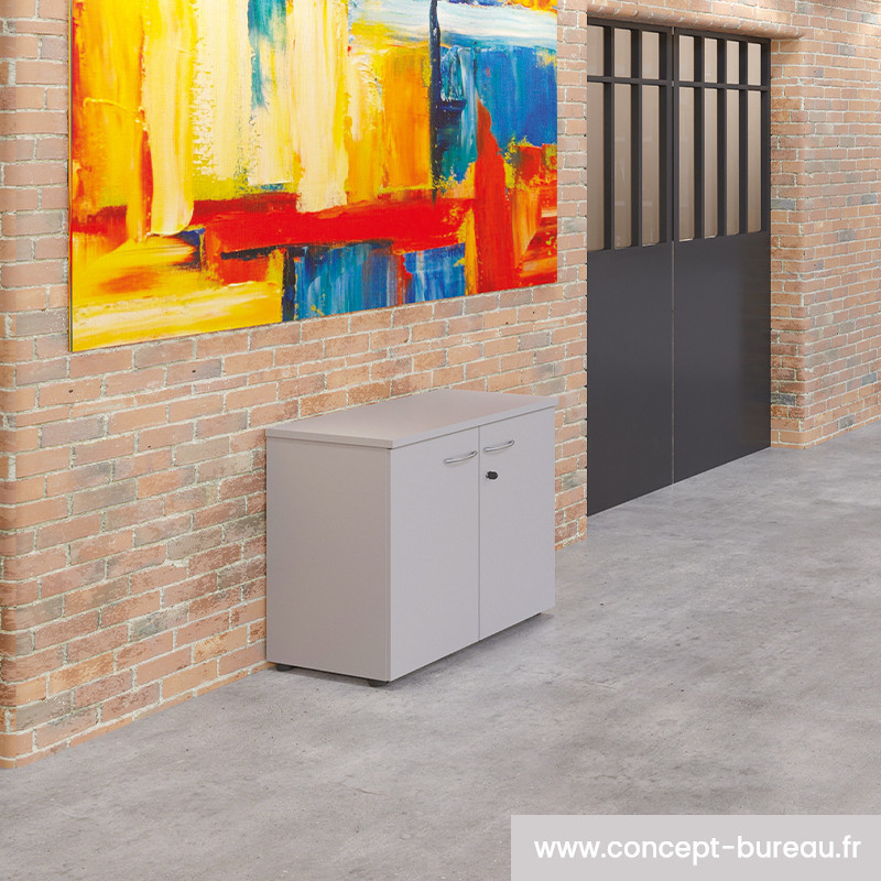 Armoire basse de rangement H72cm - APOLO