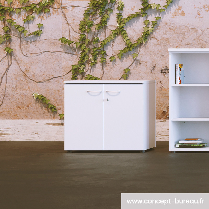 Armoire basse de rangement H72cm - APOLO