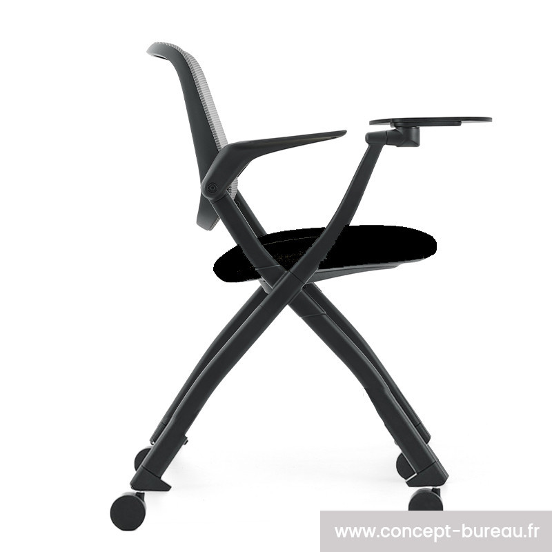 Fauteuil sur roulettes avec tablette - FLEXIROLL