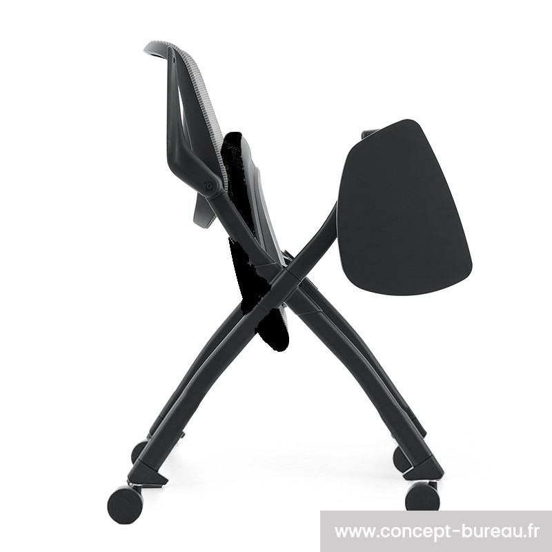 Fauteuil sur roulettes avec tablette - FLEXIROLL