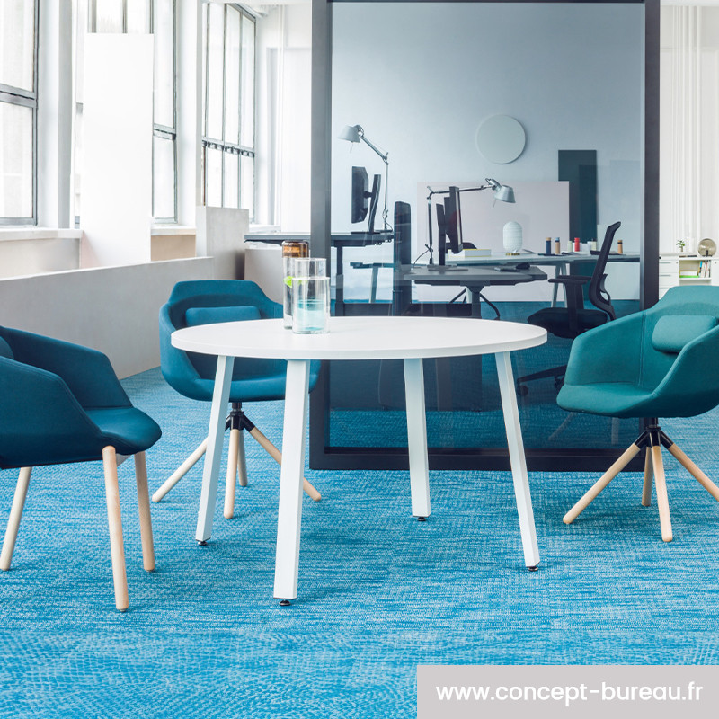 Table de réunion ronde 4 personnes - CHAPIER