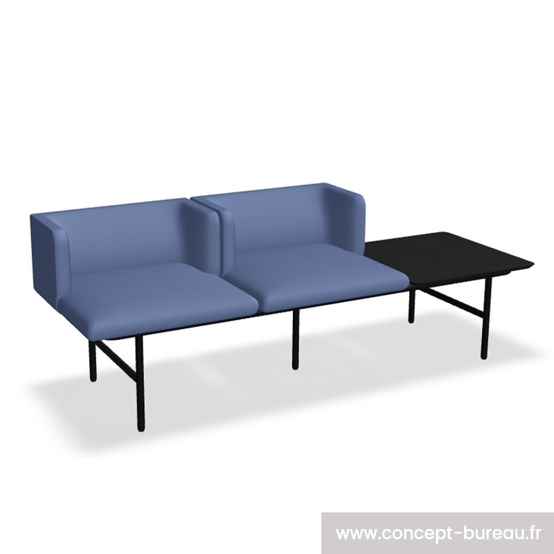 Canapé d'accueil avec tablette - DANAO