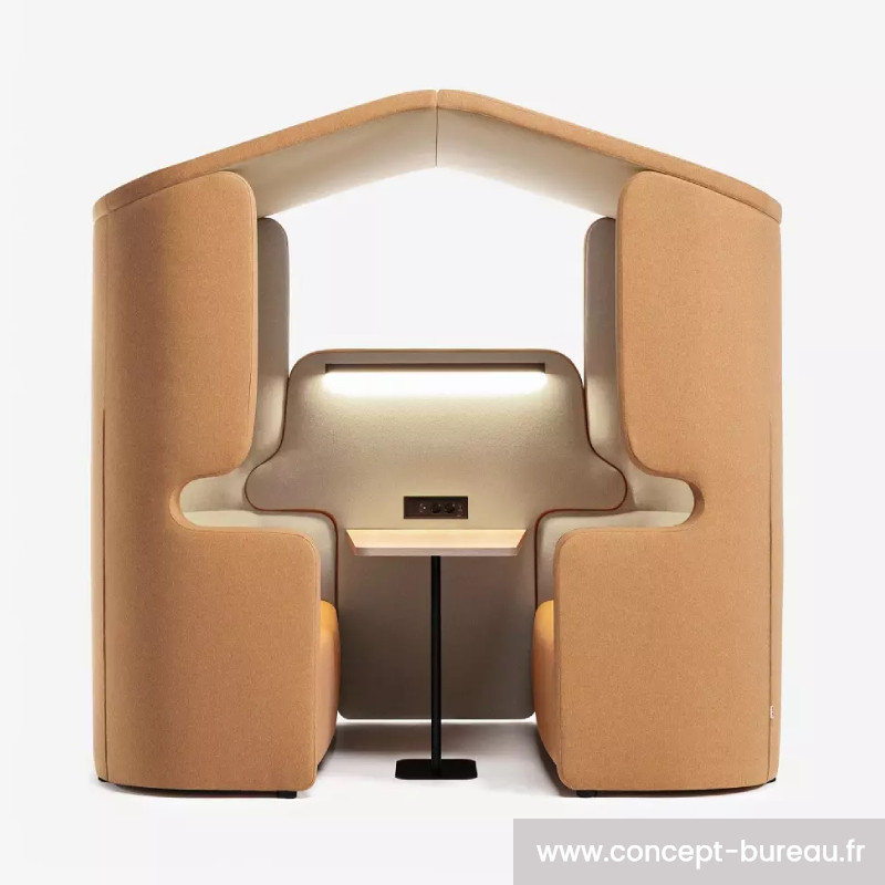 Alcove acoustique 4 personnes - COCOON