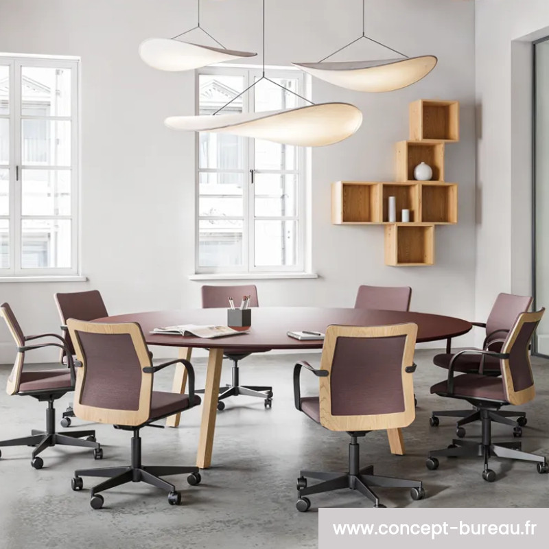 Grande table de réunion ronde - FACTOR