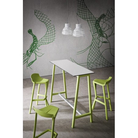 Table haute mange debout design STEP
